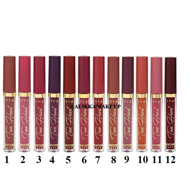 Batom Matte True Heart - Vivai | Shopee Brasil