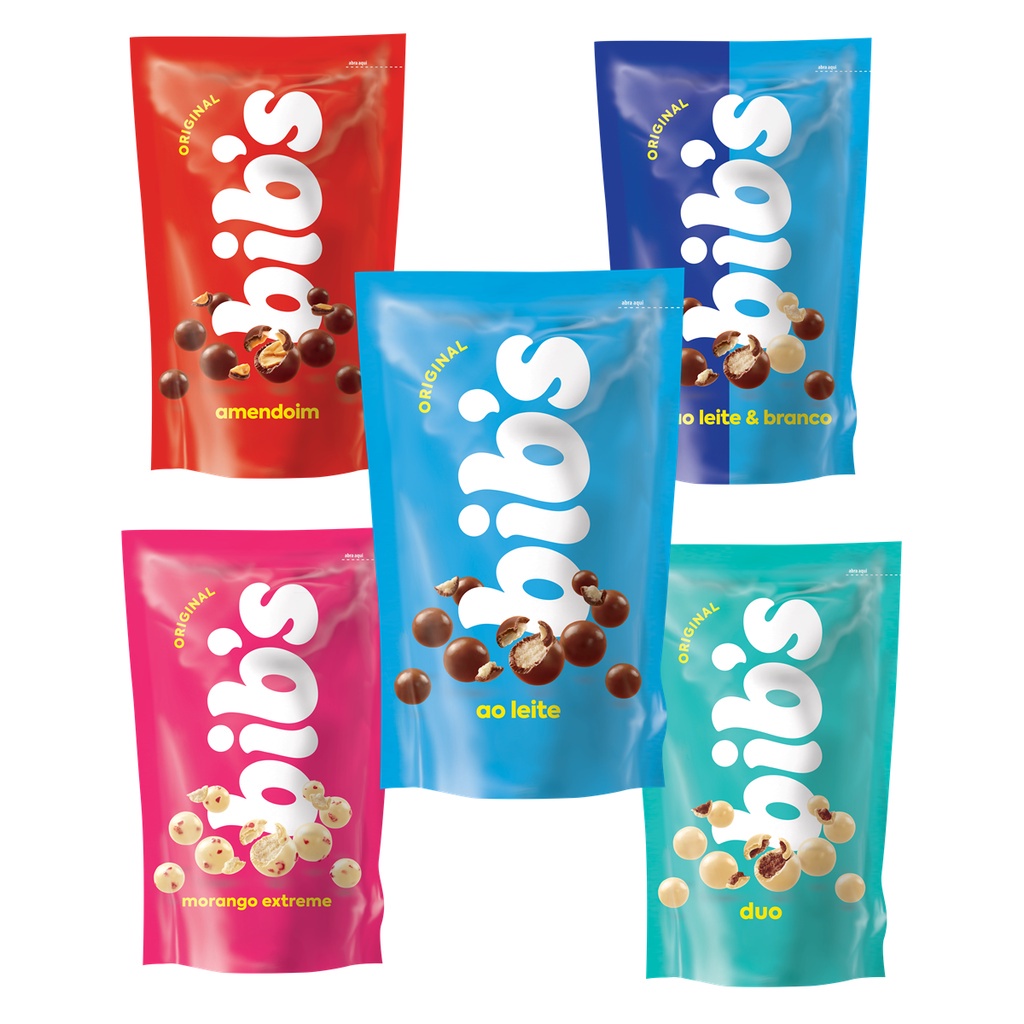 Bib's Pouch 120g - Chocolate Neugebauer - Escolha o Sabor - Escorrega o ...