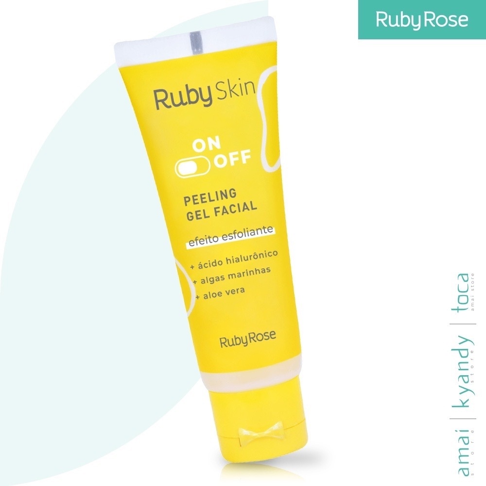 Peeling Gel Facial On Off Ruby Skin - Indicado | Shopee Brasil