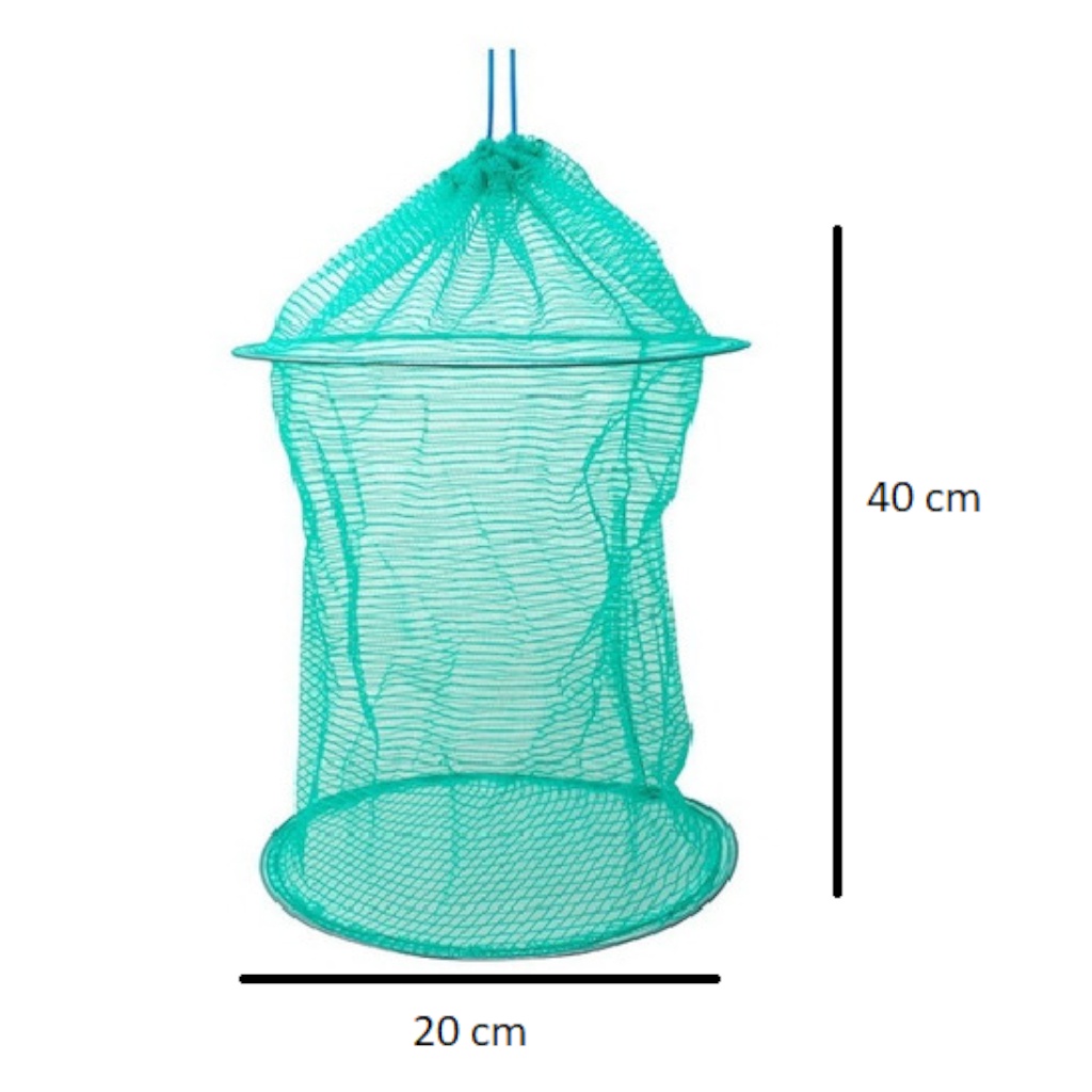 Sambura Viveiro Guardar Peixe Tilapia Pesca de Nylon Cesto 40x20cm ...
