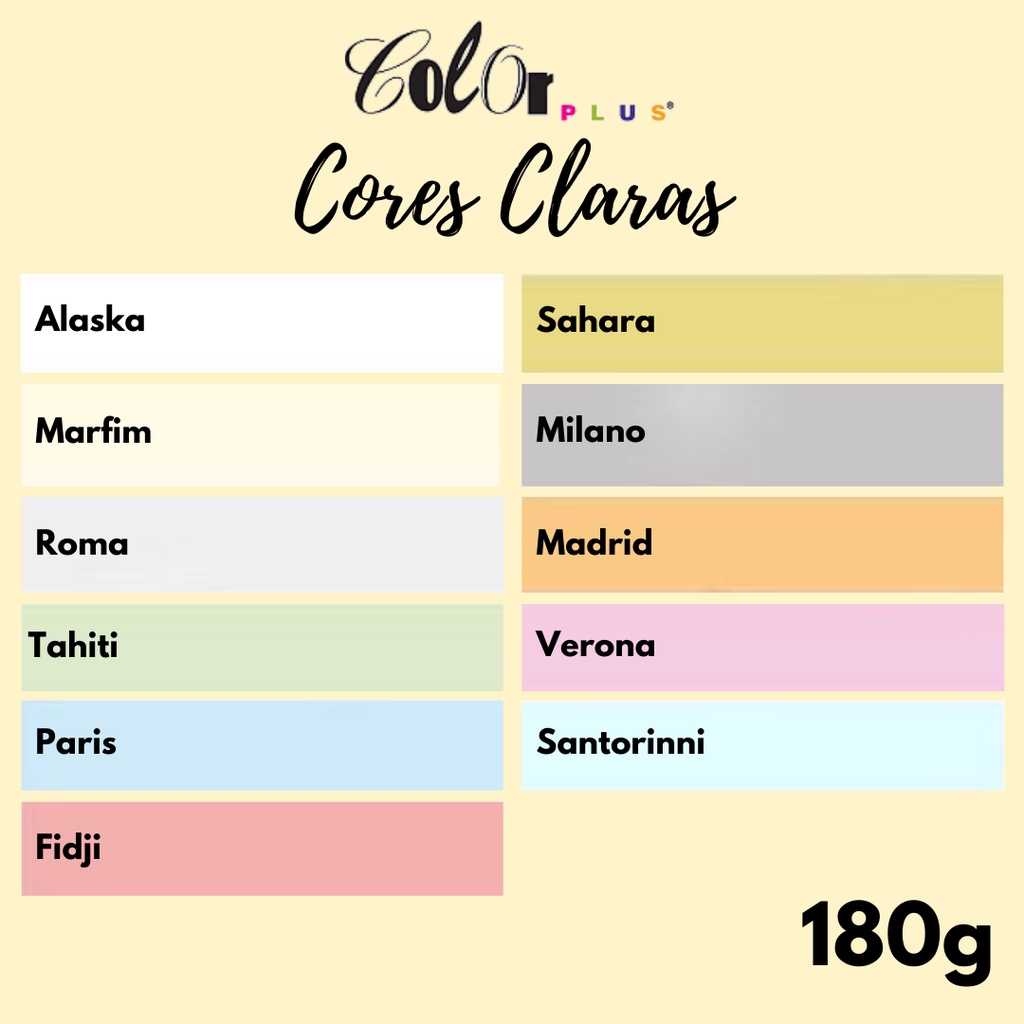 Papel Color Plus 180g Cores Claras 9 Fls A4 Verona Rosa Bebê Santorini ...
