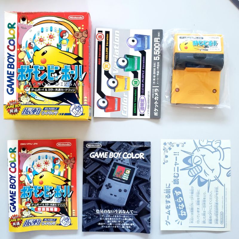 Pokemon Pinball Game Boy Color GBC Original JAP | Shopee Brasil