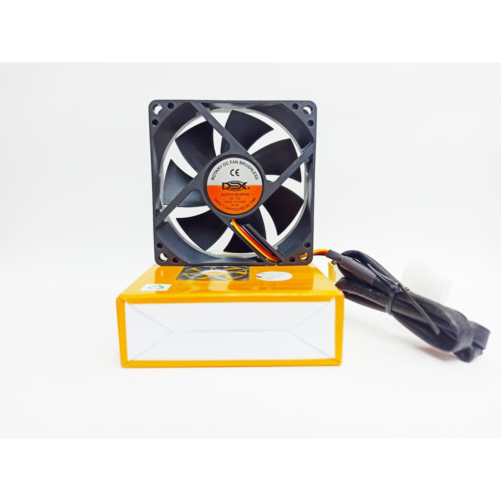 micro cooler fan 12v 80x80x25 para gabinete atx | Shopee Brasil