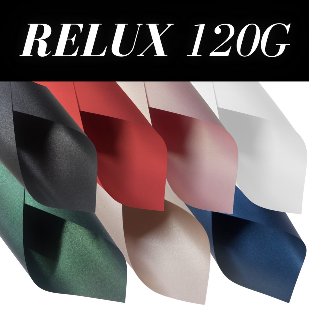 Papel Relux 120g (9 Fls A4) Metalizado Perolizado Metálico Perolado | Shopee Brasil