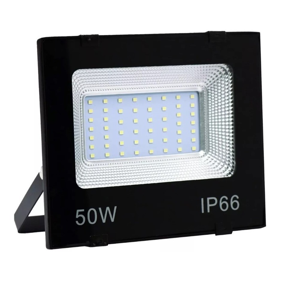 Refletor Led 50w IP66 Bivolt 6500k Luz Branca Fria | Shopee Brasil