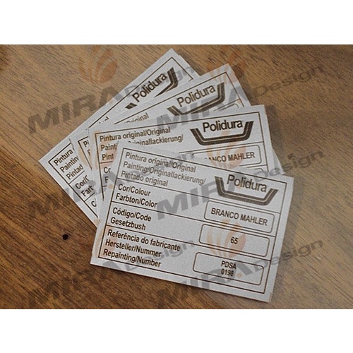Adesivo Código Cor BRANCO MAHLER Chevrolet Polidura | Shopee Brasil