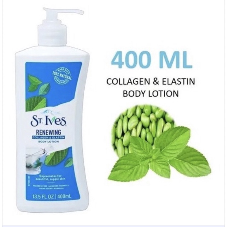 Creme Hidratante St Ives Colágeno e Elastina 400ml | Shopee Brasil