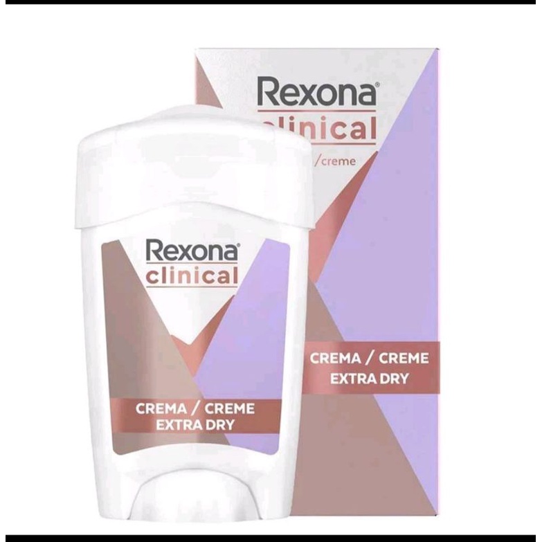 Rexona Clinical Creme - Extra dry 48g | Shopee Brasil