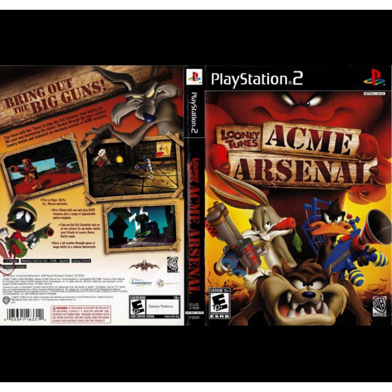Looney Tunes Acme Arsenal Ps2 | Shopee Brasil