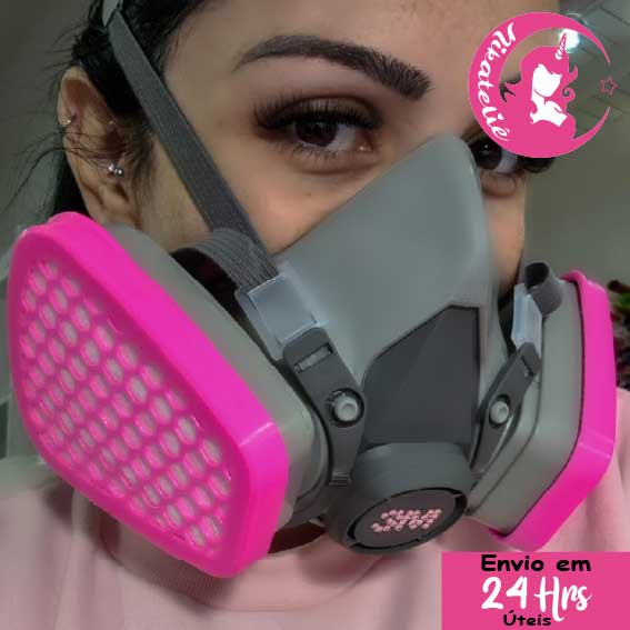 Máscara de proteção para resina Epoxi Personalizada - 3M 6200 com ...