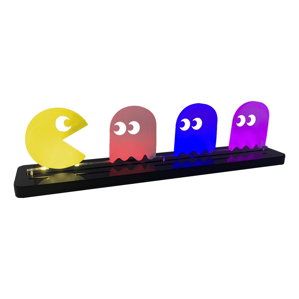 Luminária Gamer Geek Pac - Man - Acrílico Led | Shopee Brasil