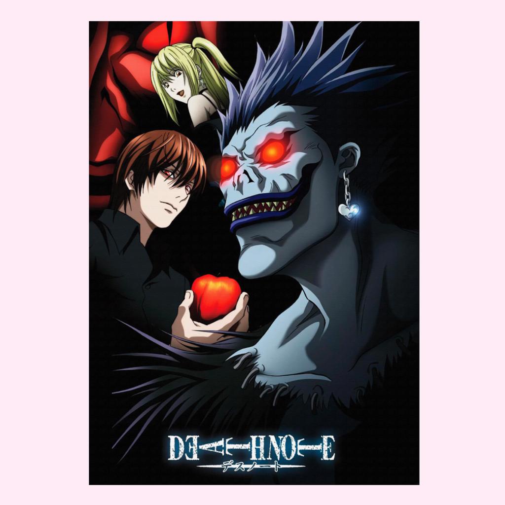 Poster A4 anime - Neon Genesis Evangelion, Hellsing, Death Note, Ghost ...
