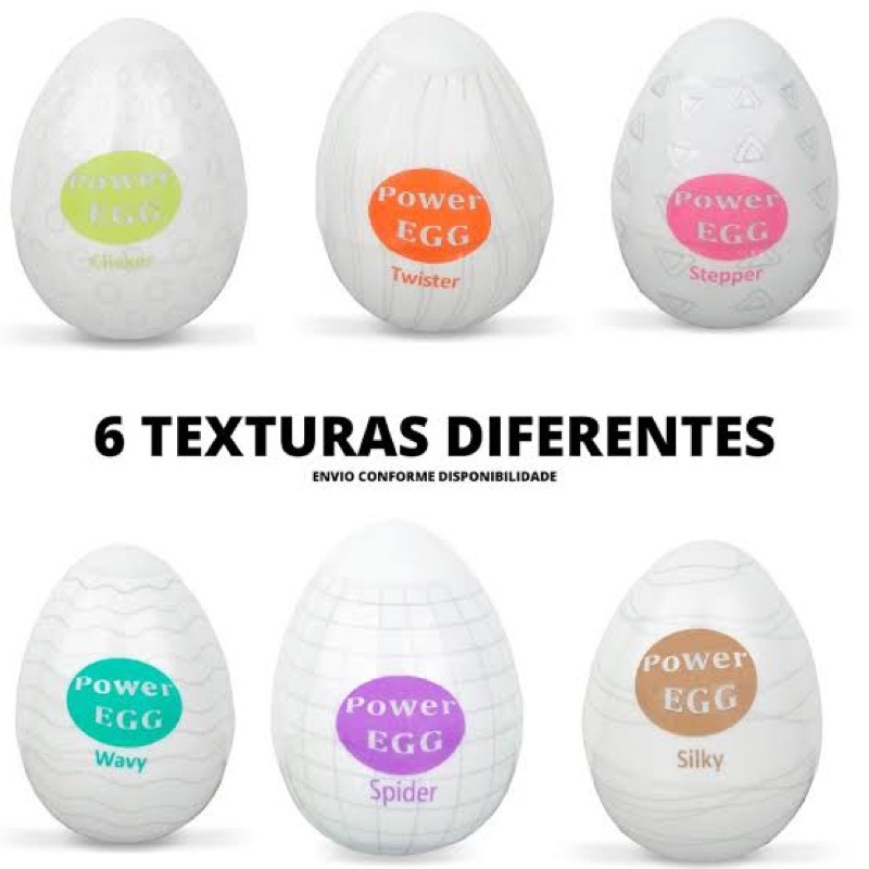 Power EGG Ovo Masturbador Masculino Com Textura Interna | Shopee Brasil