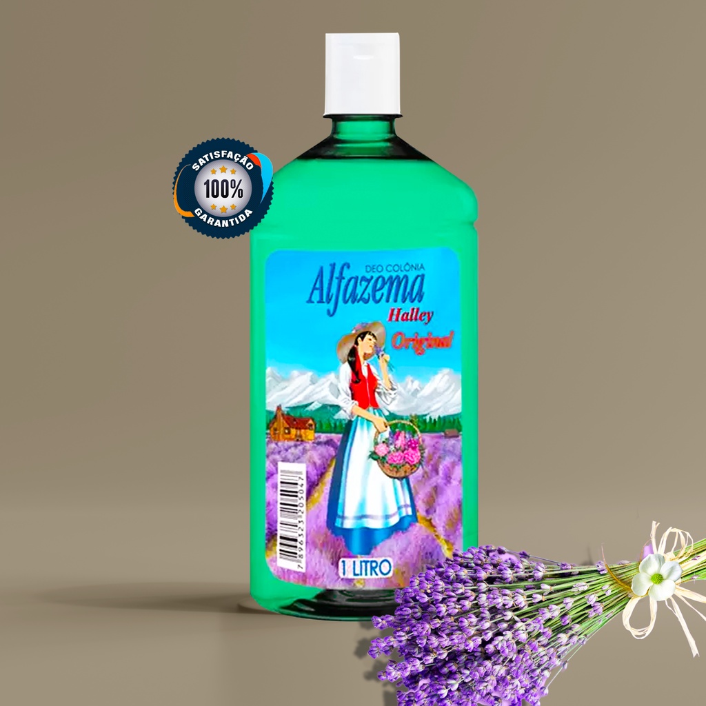 Colonia Alfazema Halley - Original 1 Litro - Perfume para Ambiente com ...