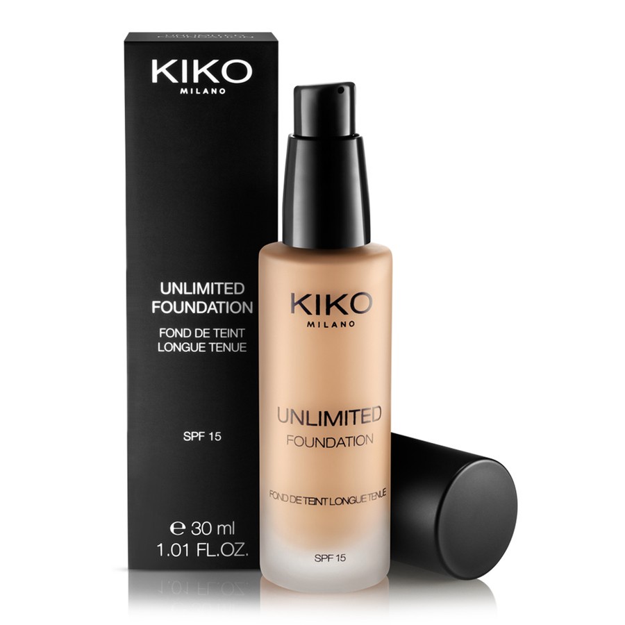 KIKO MILANO Base Unlimited Foundation SPF 15- Cor Warm Beige 30- 30ml ...