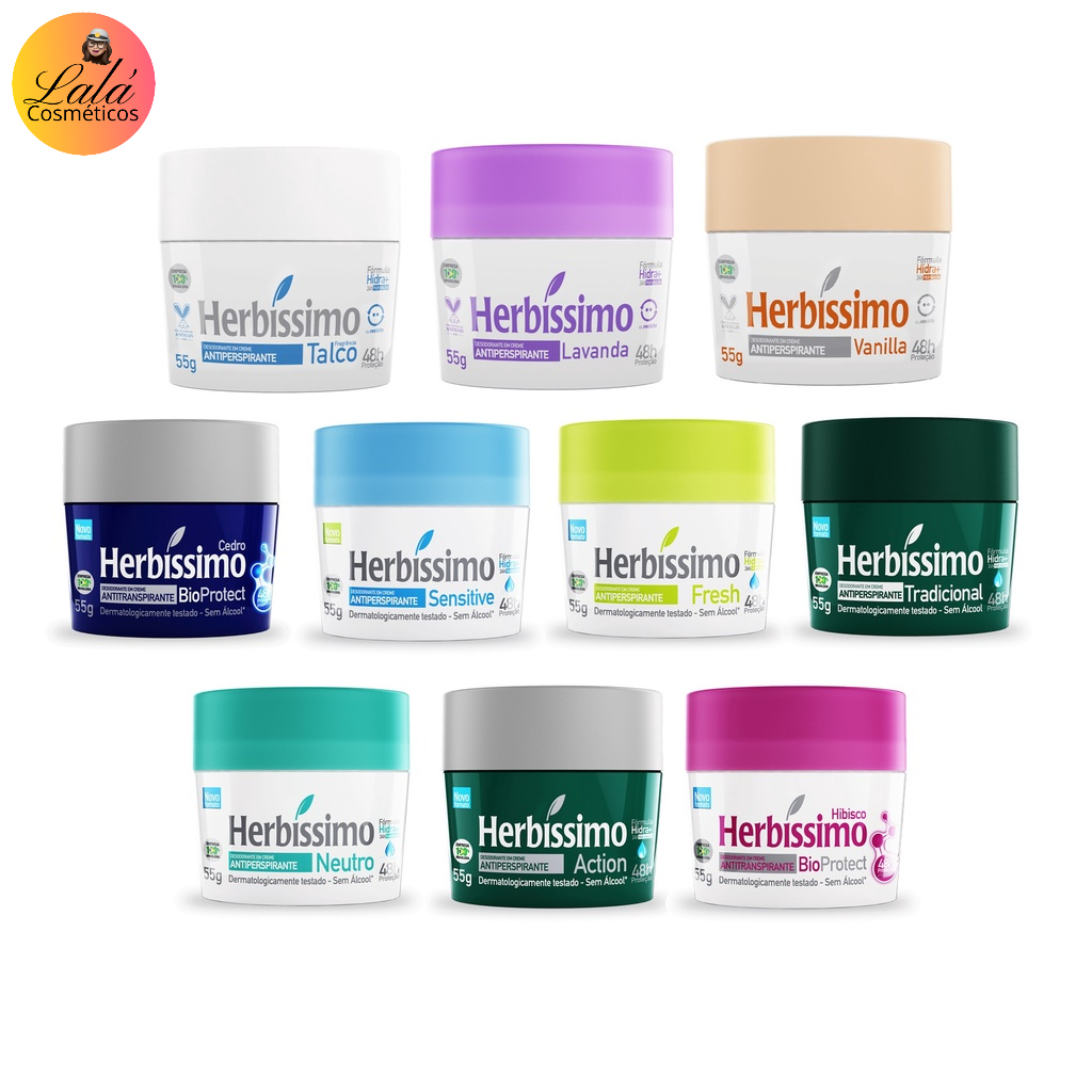 Desodorante Creme Herbissimo 55g | Shopee Brasil
