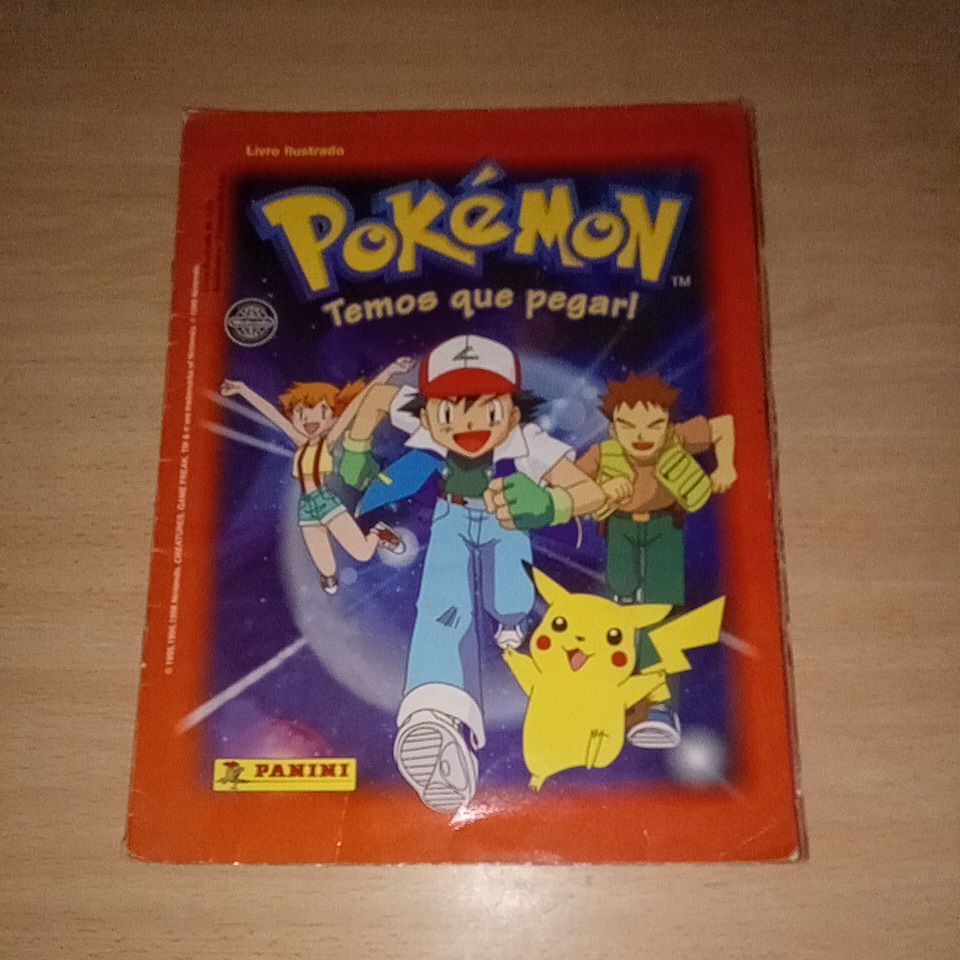 Livro Ilustrado Pokémon (Panini, 1999) | Shopee Brasil