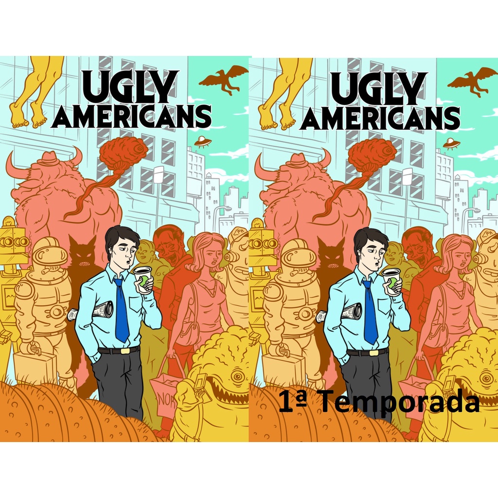 Dvd Ugly Americans - As 3 Temporadas Completas - Legendado - 04 Discos ...
