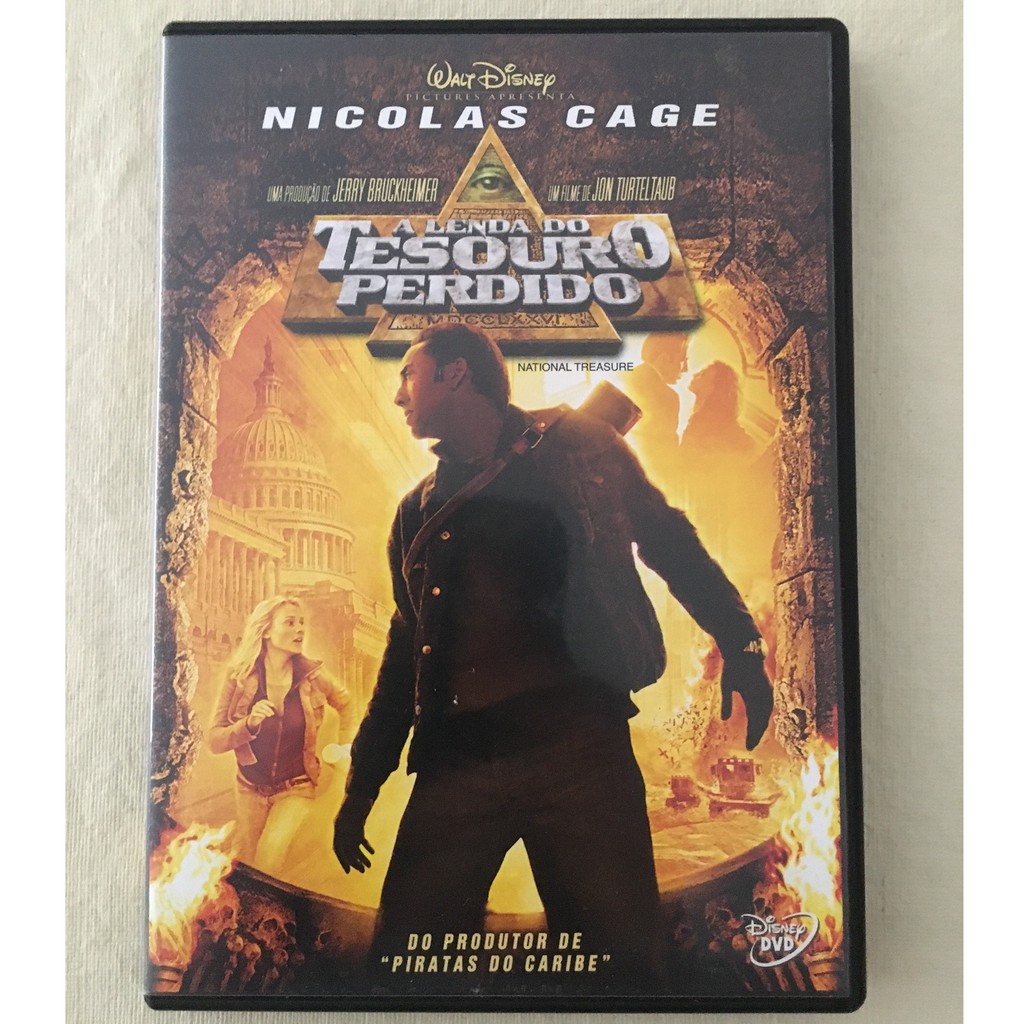 Filme - A lenda do tesouro perdido - ORIGINAL Nicolas Cage (DVD ...