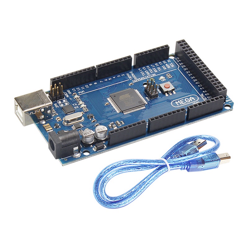 Placa De Desenvolvimento Arduino Mega 2560 R3 com cabo USB | Shopee Brasil