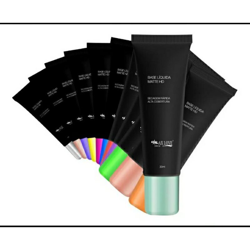 Base Líquida Matte HD - Max Love | Shopee Brasil