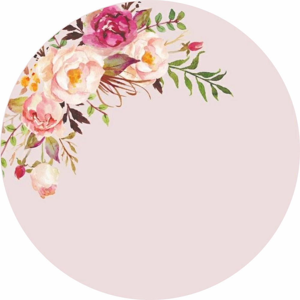 Painel em lona Fosca Redondo Floral | Shopee Brasil Painel em lona Fosca Redondo Floral | Shopee Brasil
