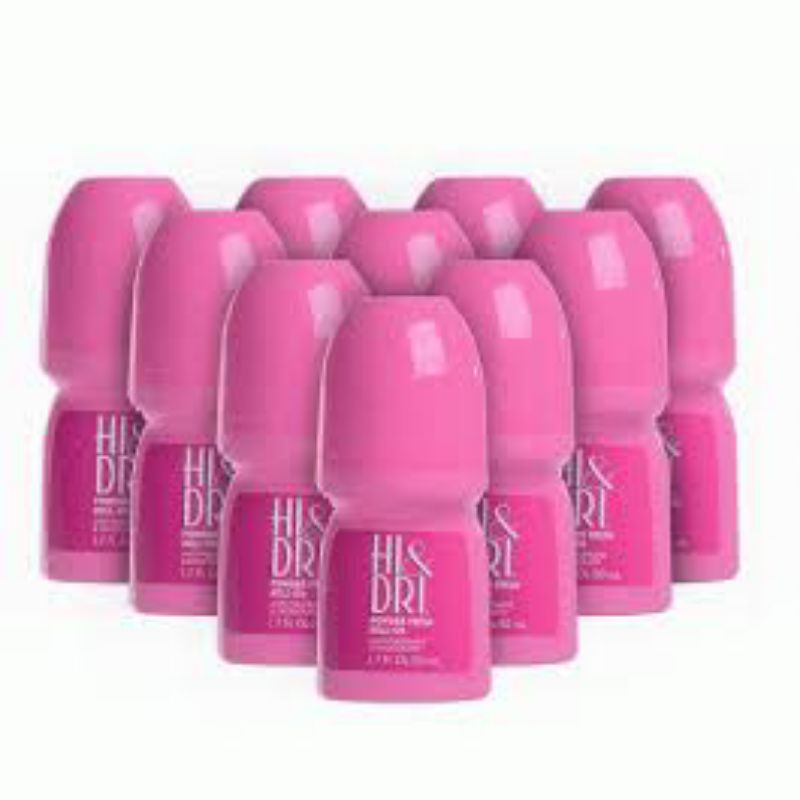 kit 6 unDesodorante hidri hidry hi dri hj dry HI&DRI rosa Original | Shopee Brasil