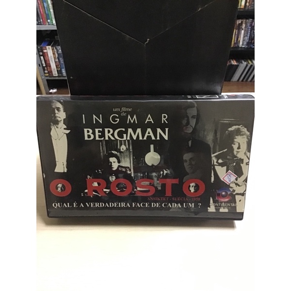 Fita vhs Ingmar Bergman filme O Rosto | Shopee Brasil