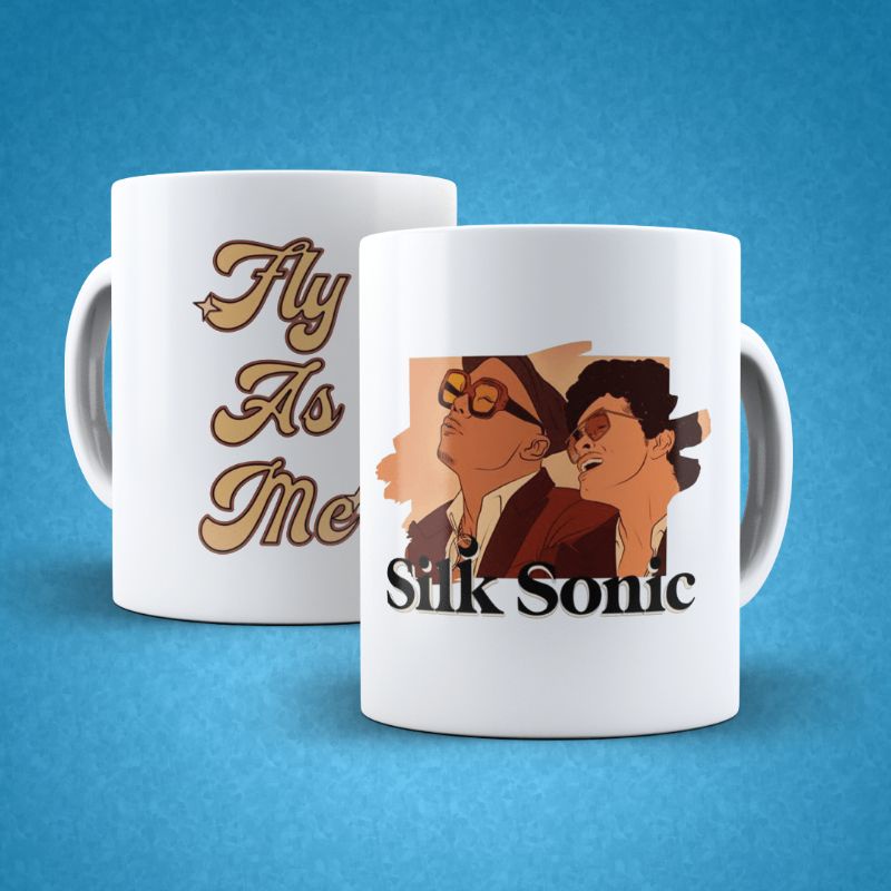 Caneca Bruno Mars - Silk Sonic - Fly as Me (Porcelana) | Shopee Brasil