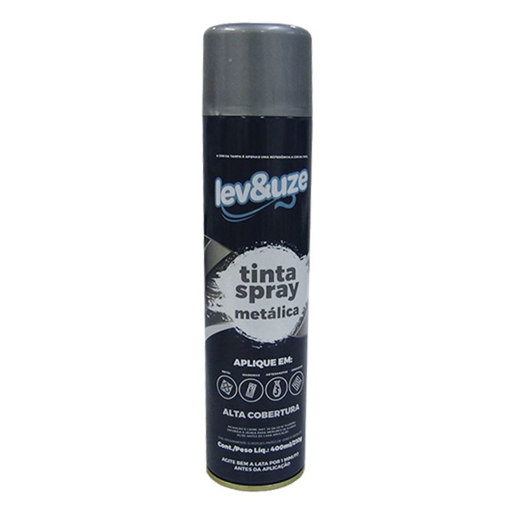 Tinta Spray Lev&use 400ml | Shopee Brasil