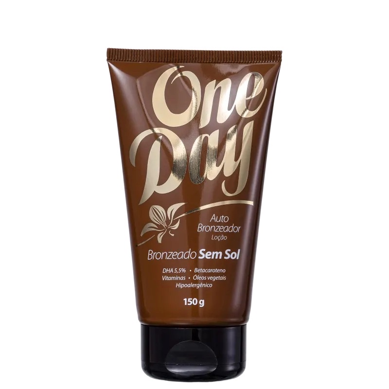 One Day Auto Bronzeador Bronzeado Sem Sol Loção 150g | Shopee Brasil
