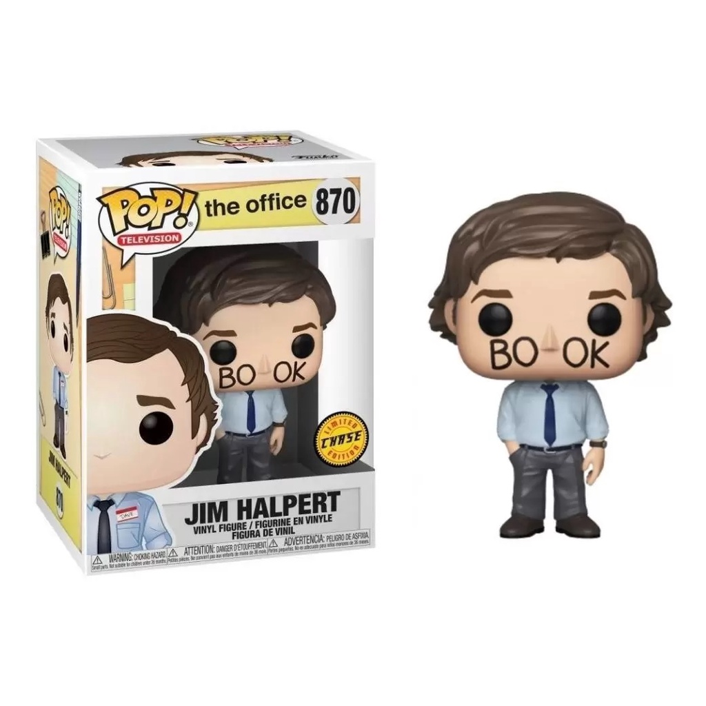 Funko Pop! The Office - Jim Halpert #870 Chase | Shopee Brasil
