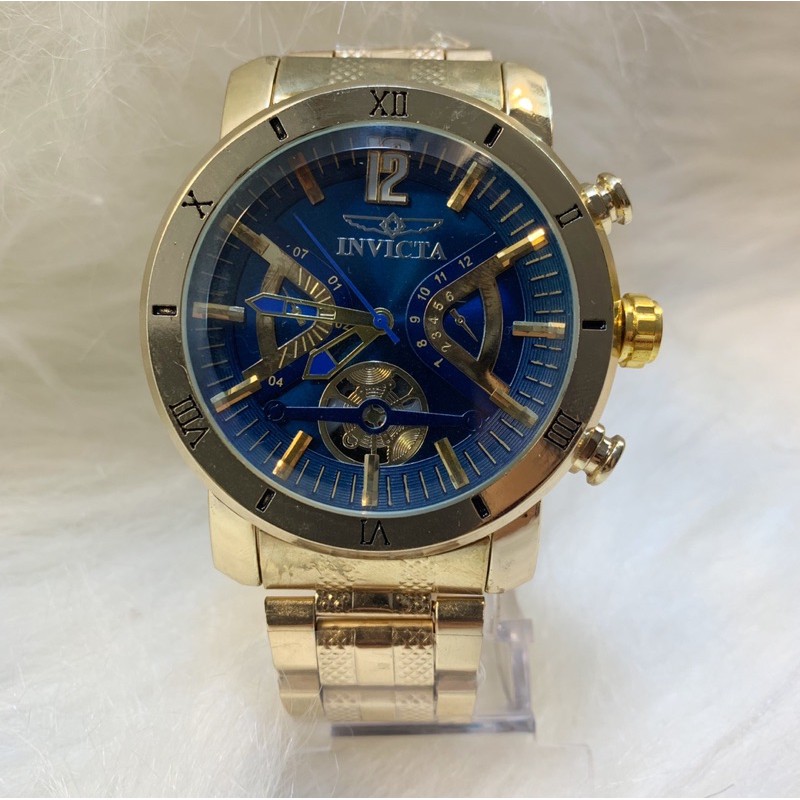 Relógio masculino Invicta dourado | Shopee Brasil