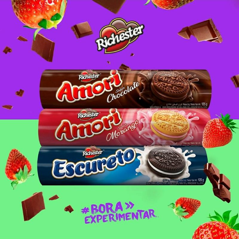 recheado amori richester kit com 10 unidades | Shopee Brasil