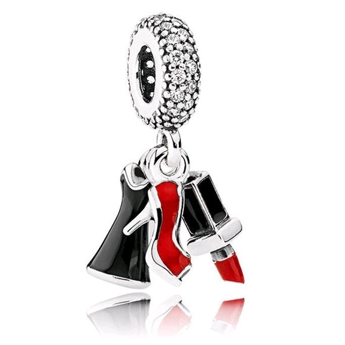 Berloque Trio ( Sapato, batom e vestido ) | Shopee Brasil