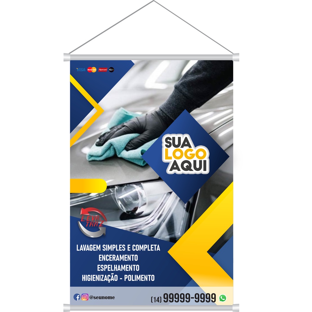 Banner Propaganda Lavacar_ Lava jato lava carro propaganda comércio ...