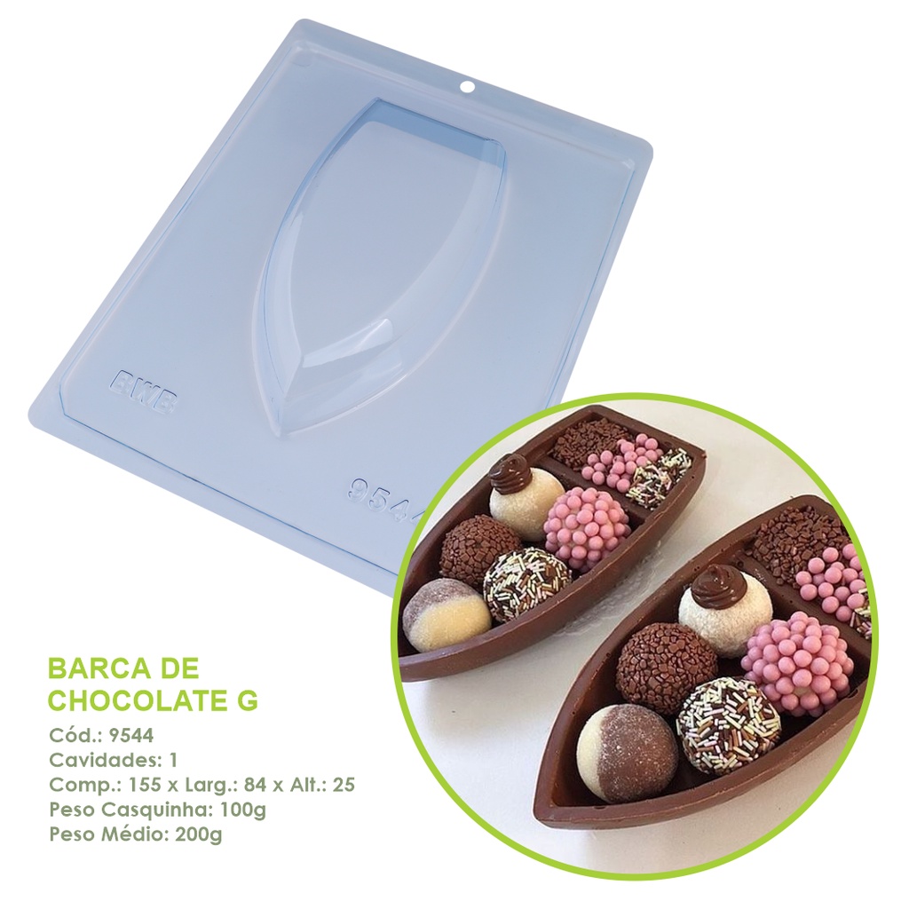 FORMA BWB BARCA DE CHOCOLATE G Ref 9544 | Shopee Brasil