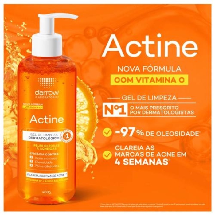 DARROW ACTINE GEL COM VITAMINA C 400G | Shopee Brasil