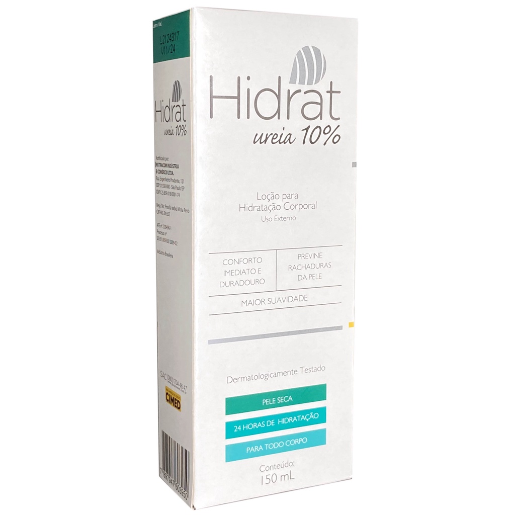 Hidrat Ureia 10% 150ml Loção para Hidratação Corporal | Shopee Brasil