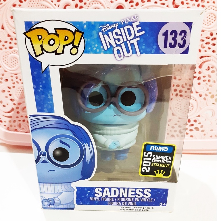 Funko Pop Inside Out/Divertidamente - Sadness/Tristeza #133 (versão com ...