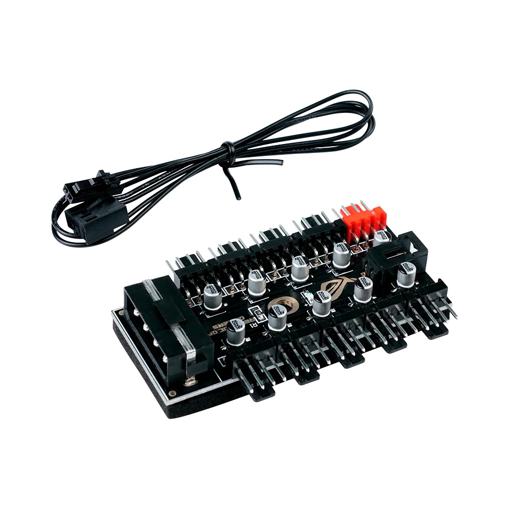 Hub Multi Fan Pwm P/ 10 Fans 4 Pinos Suporta Cpu Pwm - Molex | Shopee ...