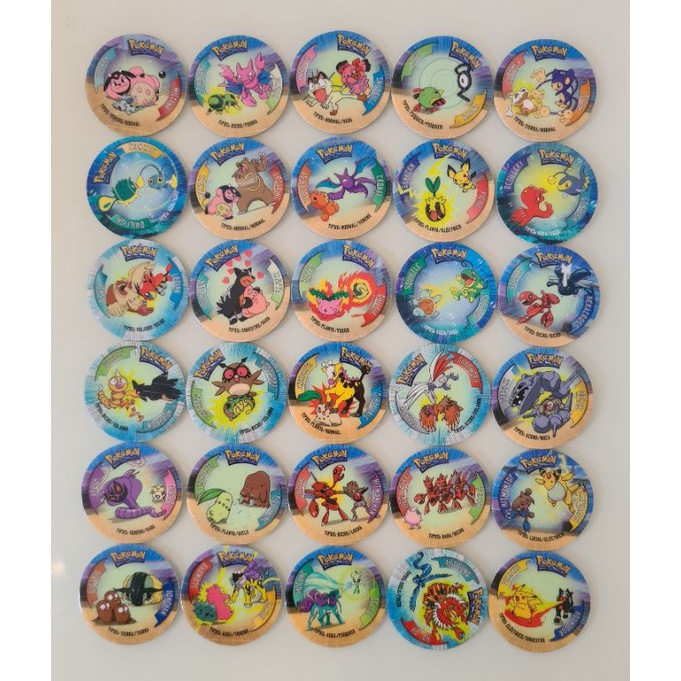 Coleção de Tazos Pokémon Attack | Shopee Brasil