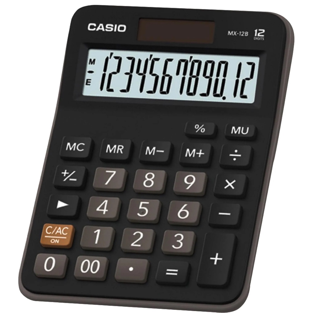 Calculadora Casio MX-12B Preta De mesa original 12 dígitos Oferta | Shopee Brasil