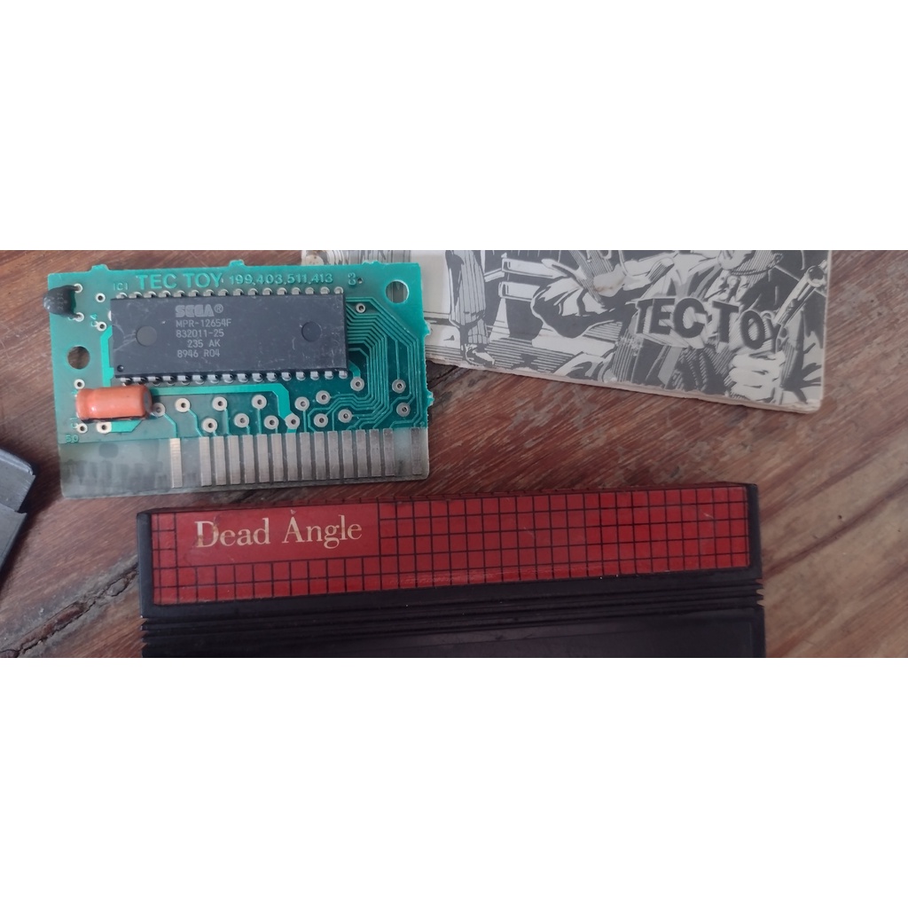 DEAD ANGLE GAME MASTER SYSTEM ORIGINAL RARO C/MANUAL | Shopee Brasil