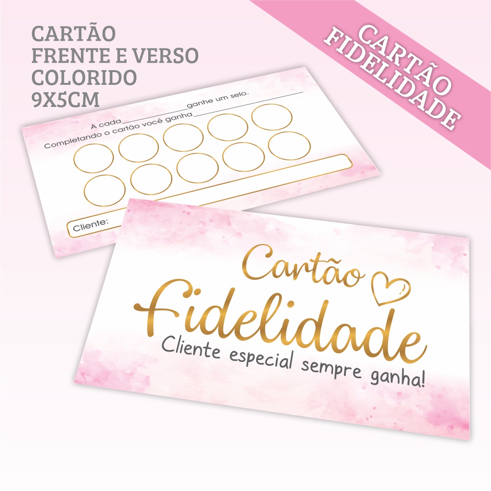 Cartão Fidelidade - Cliente vip fiel | Shopee Brasil
