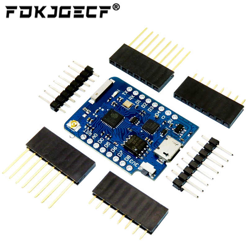 WEMOS D1 Mini 4M 16M Bytes Conector De Antena Externa NodeMCU Baseado ... WEMOS D1 Mini 4M 16M Bytes Conector De Antena Externa NodeMCU Baseado ...