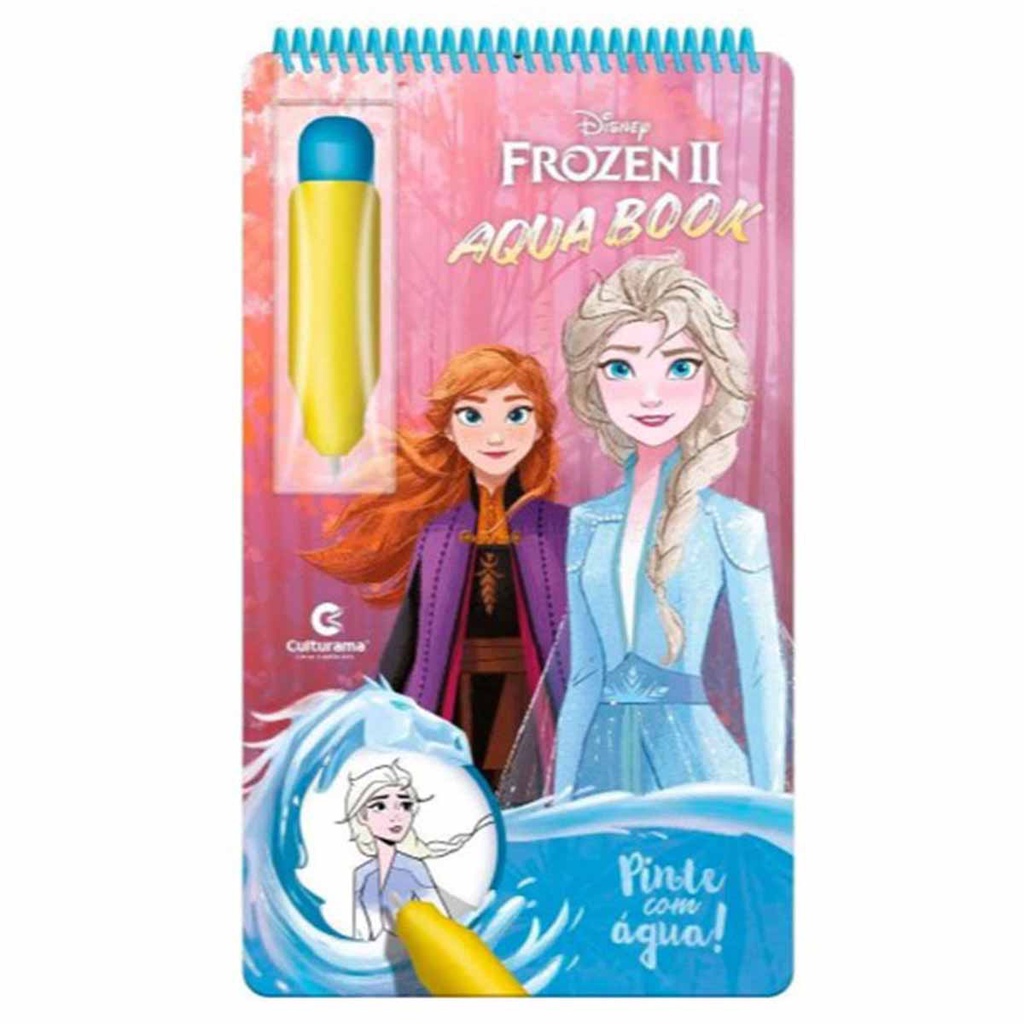 Aqua Book Disney Frozen - Livro Colorir Com Água | Shopee Brasil