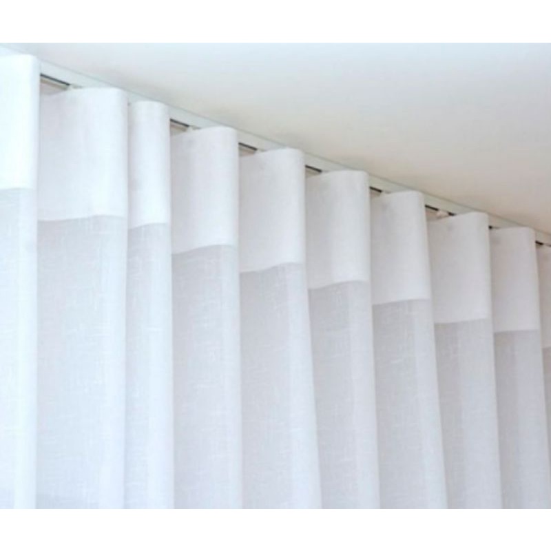 cortina voal liso pra trilho suisso Max 4x2,80 | Shopee Brasil