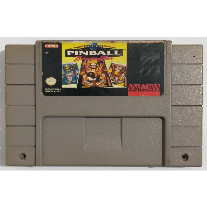 Super Pinball: Behind the Mask - Super Nintendo Original | Shopee Brasil
