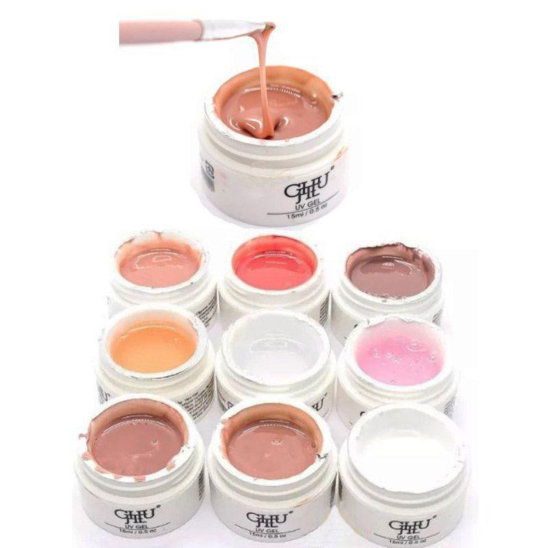 Gel Chu Jie Pote Branco Uv 15g | Shopee Brasil